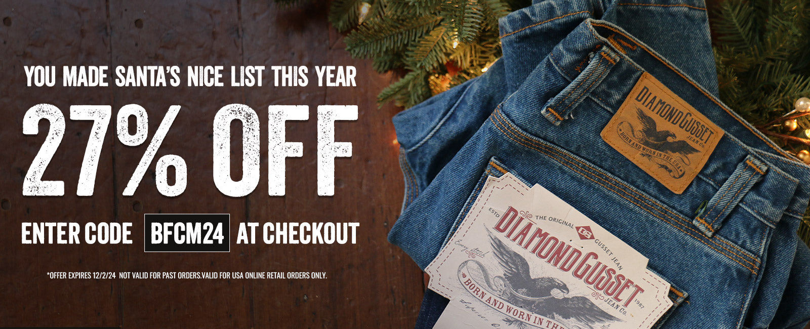 Diamond Gusset Jeans